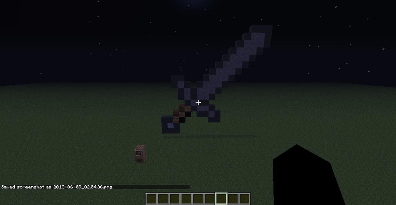 Pixel Art: Stone Sword Minecraft Map