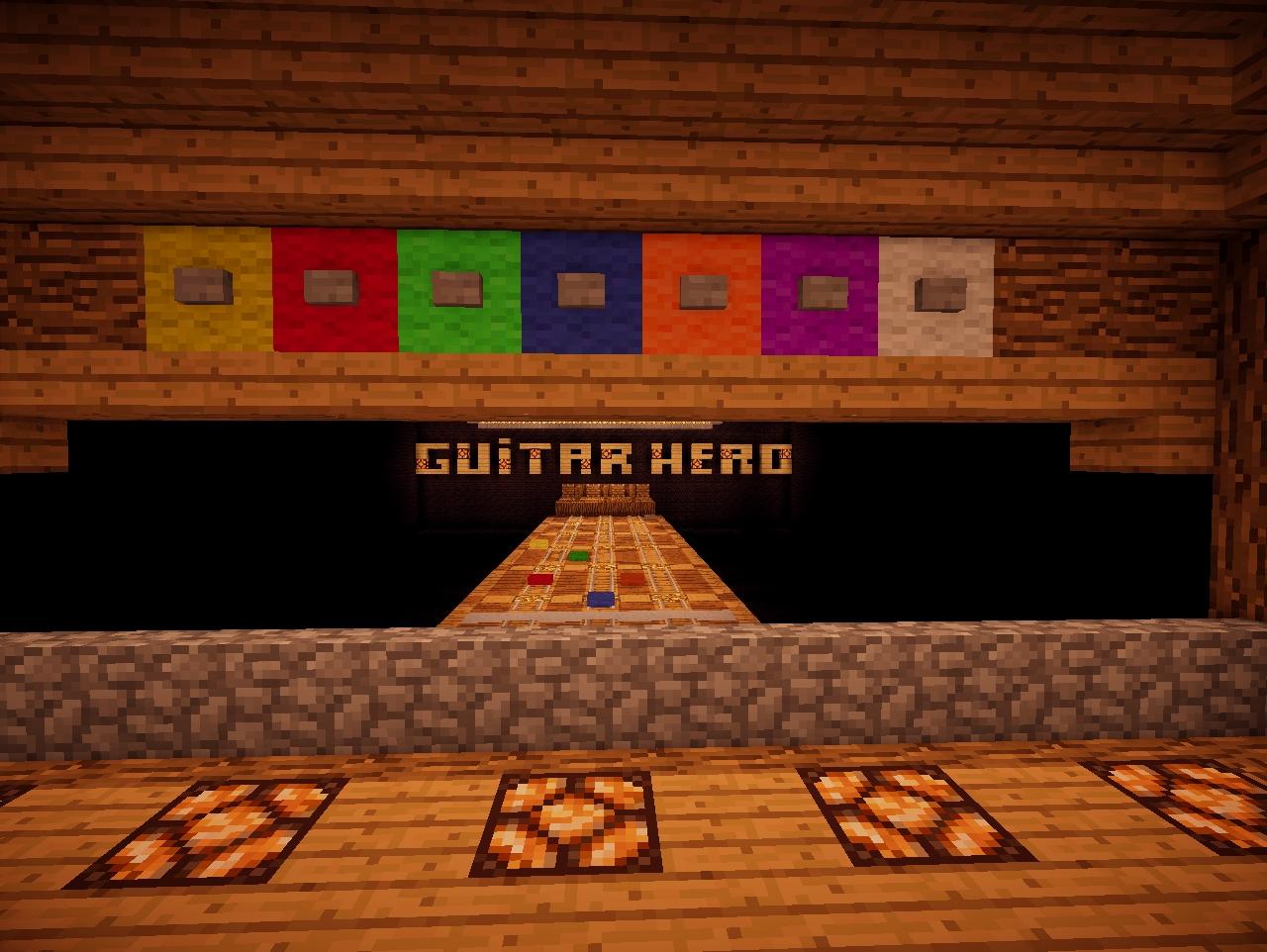 GUITAR HERO (Minigame) Minecraft Map