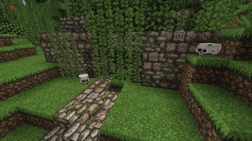 custom ruins and villages Minecraft Map