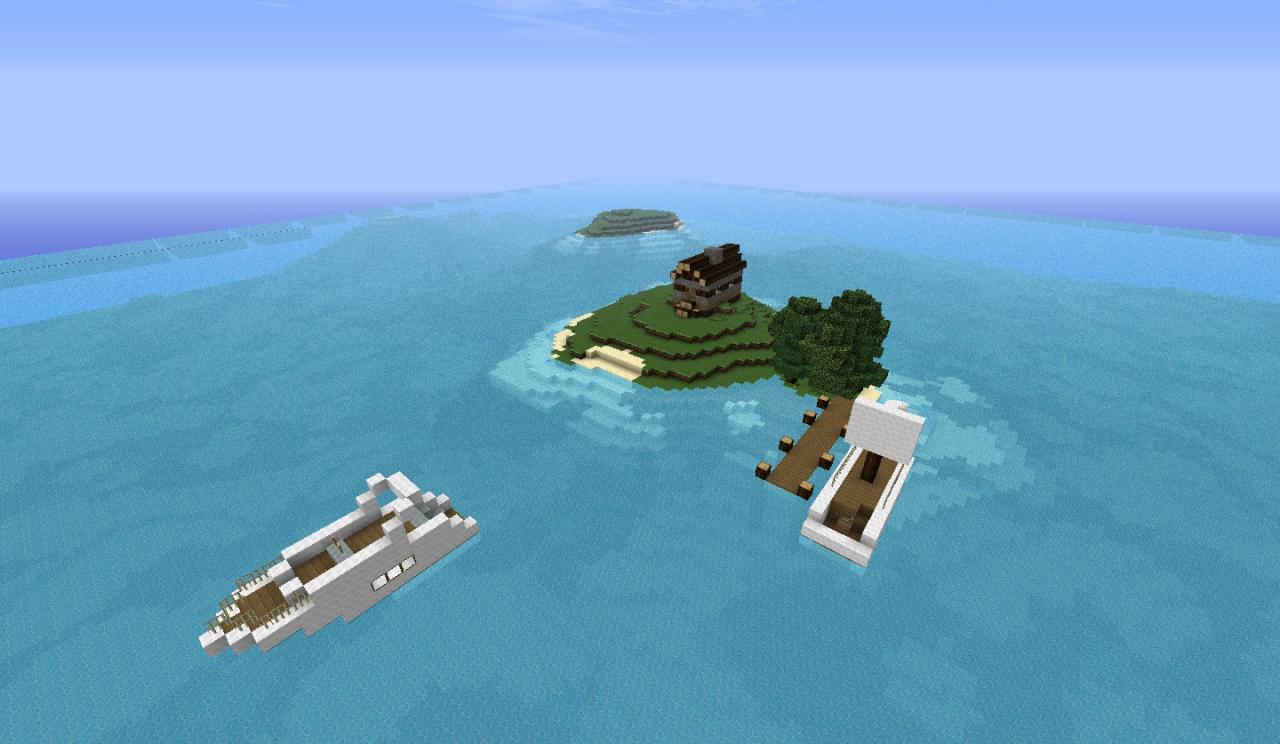 Lonely Vacation Island Minecraft Map
