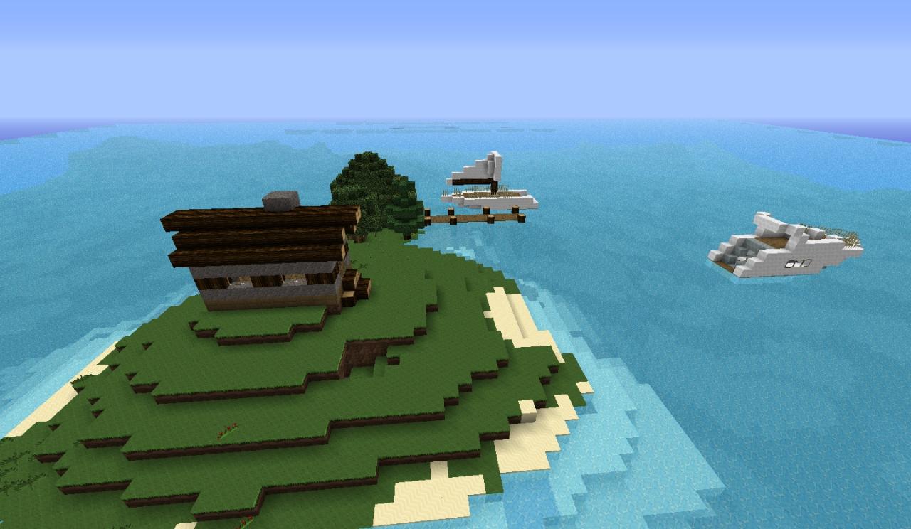 Lonely Vacation Island Minecraft Map