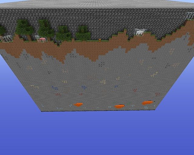 Minecraft 2D Minecraft Map
