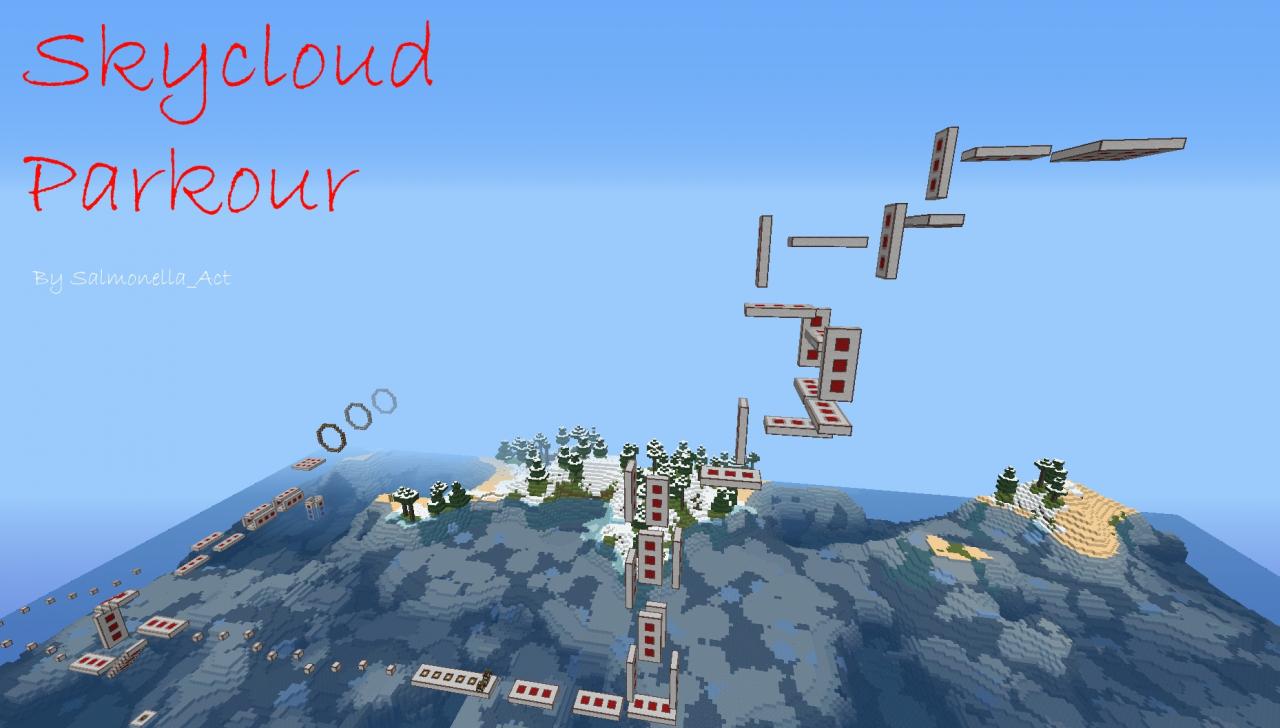 Skycloud Parkour Minecraft Map