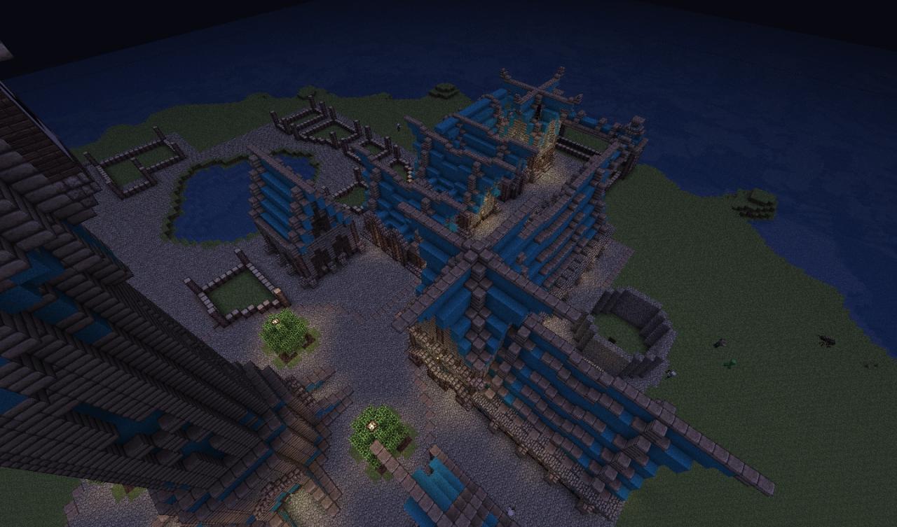 Almerus: The blue city. Minecraft Map