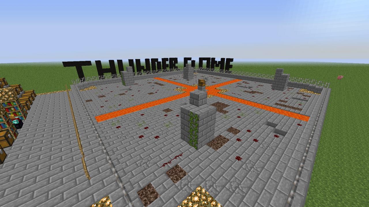 Ultimate ThunderDome! (RoosterTeeth-inspired PVP map) Minecraft Map