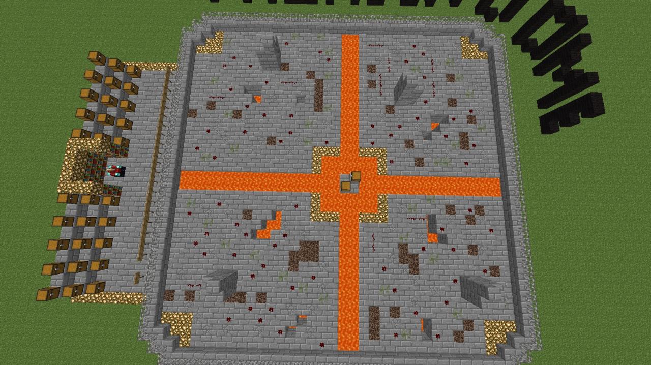 Ultimate ThunderDome! (RoosterTeeth-inspired PVP map) Minecraft Map