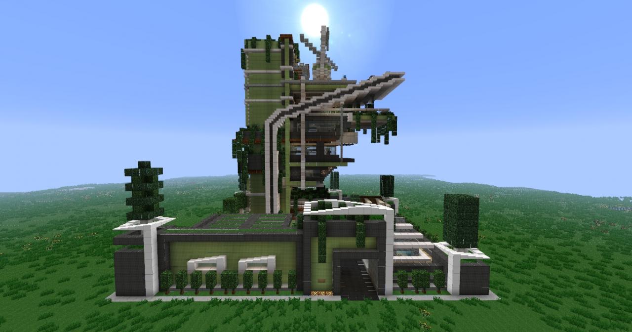 Ultra Modern House Height Minecraft Map