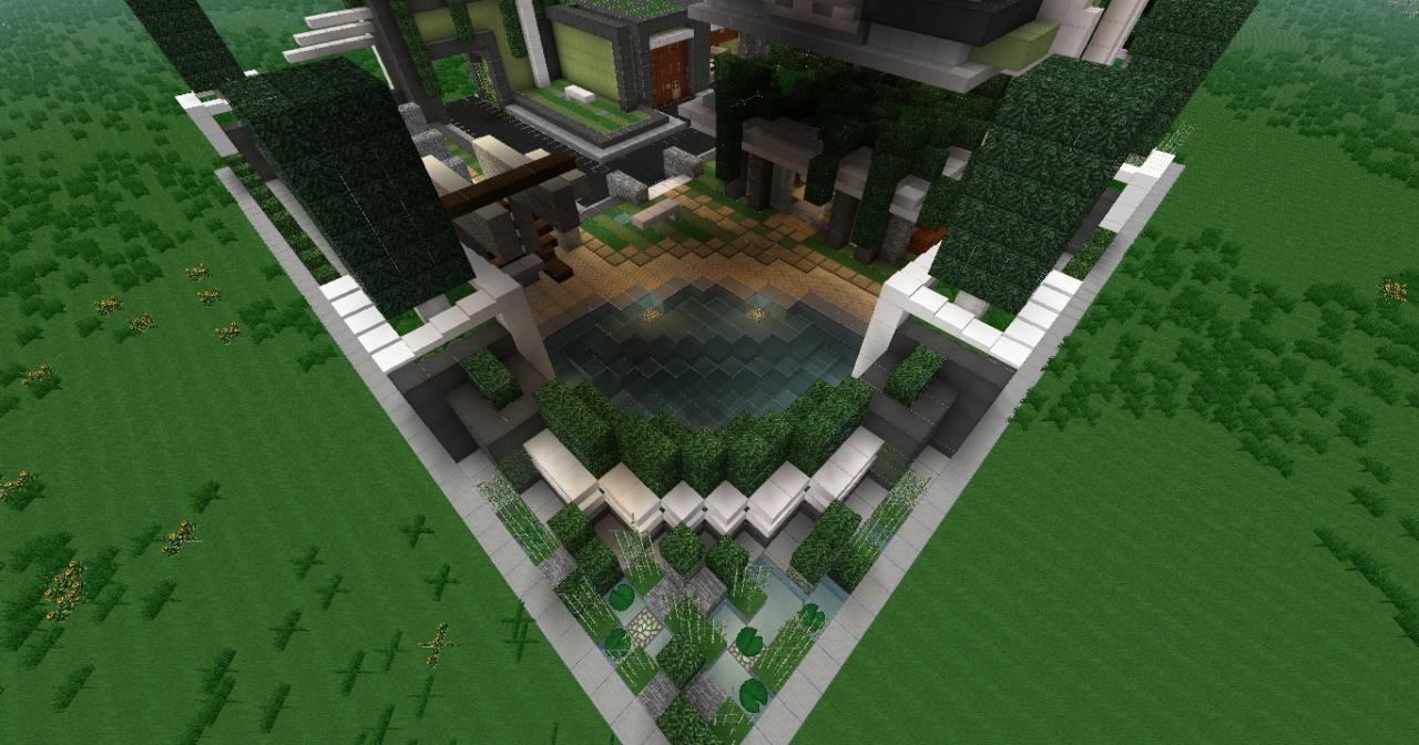 Ultra Modern House Height Minecraft Map