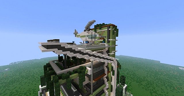 Ultra Modern House Height Minecraft Map