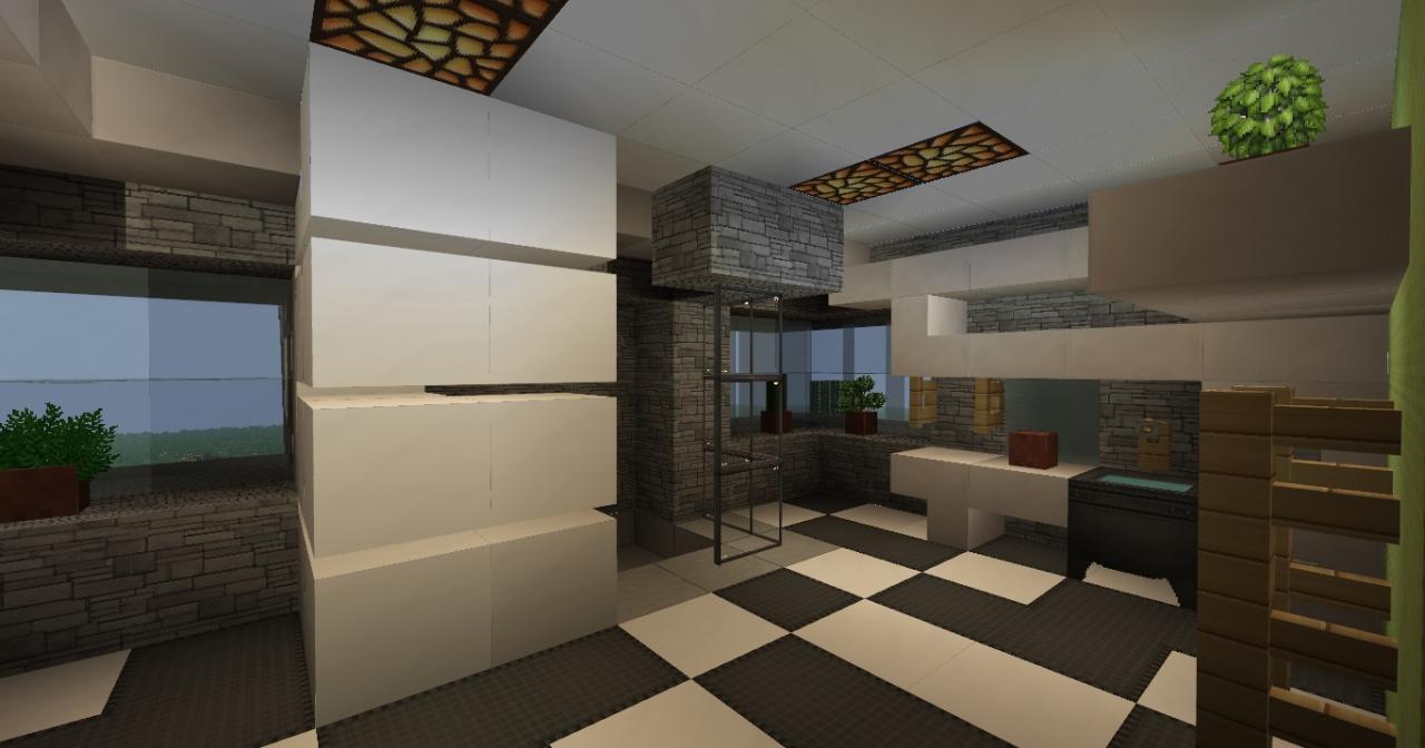 Ultra Modern House Height Minecraft Map