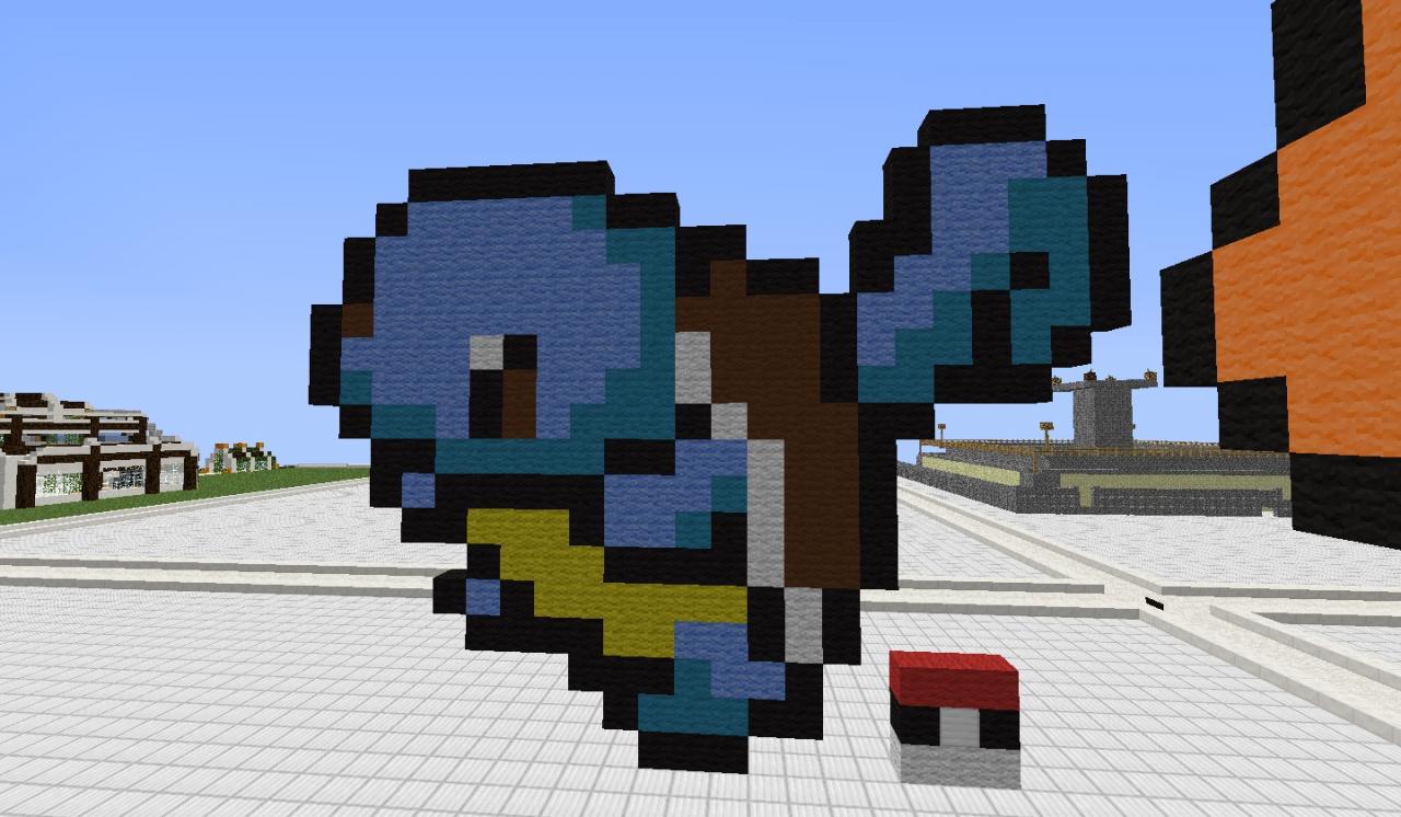 Pixel Art Minecraft Map