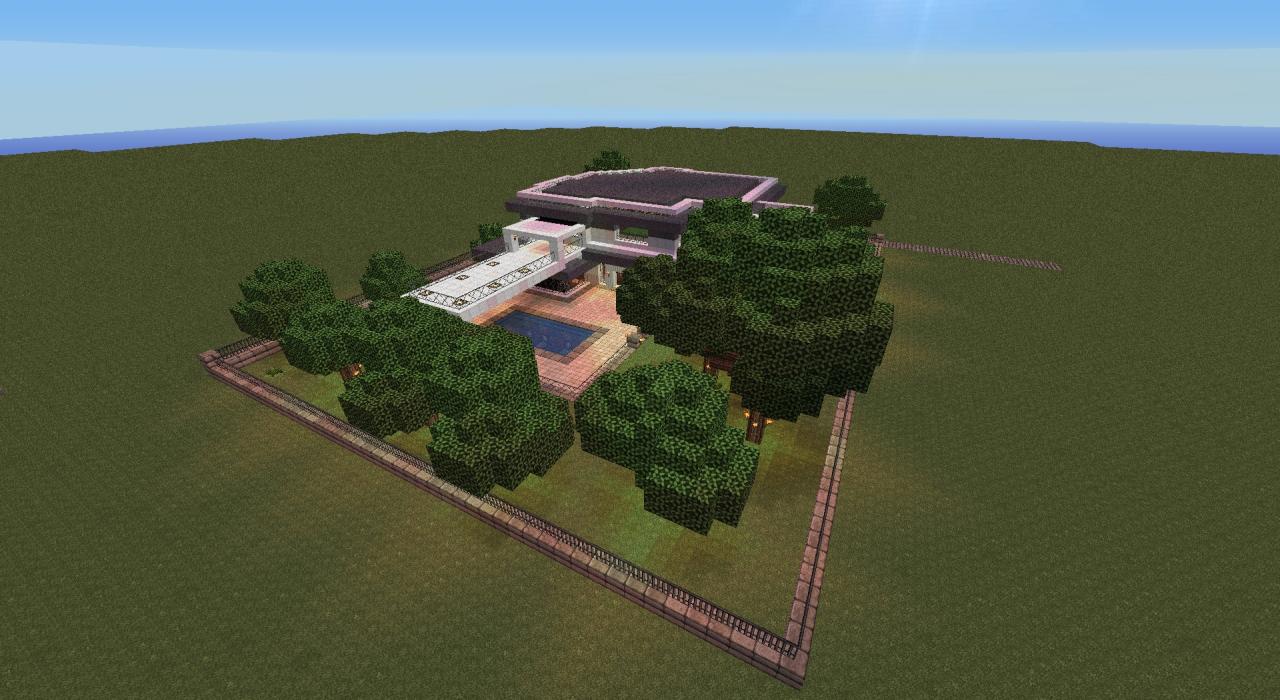 Medium Size Modern House Minecraft Map