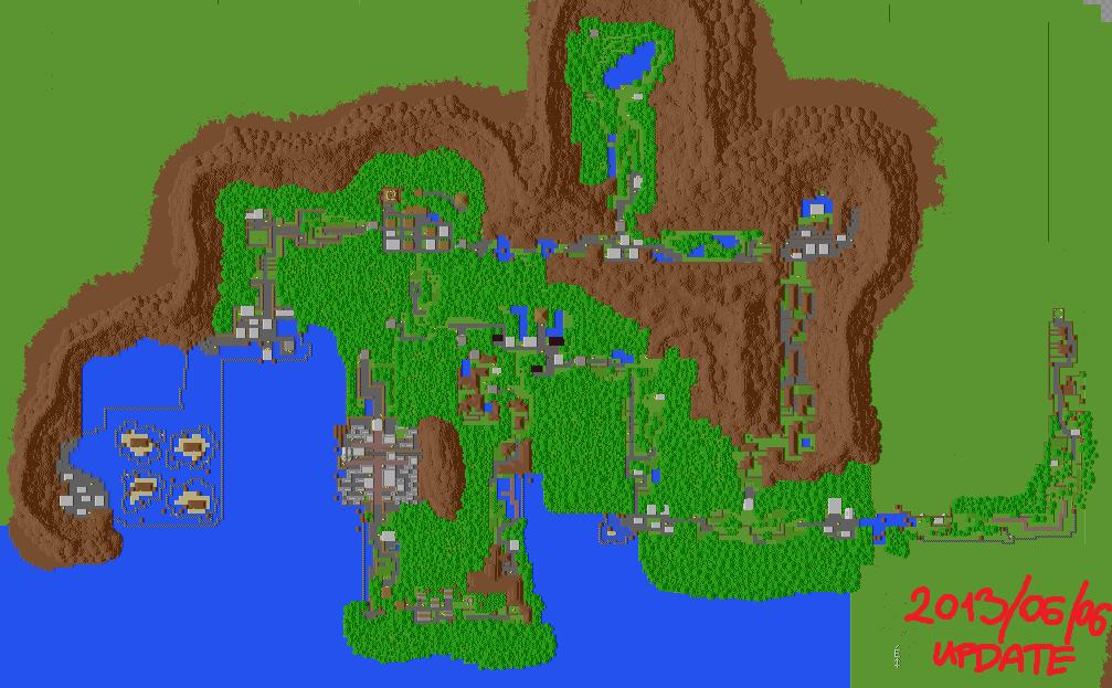 Johto / Kanto remake from Pokemon(TM) Gold Minecraft Map
