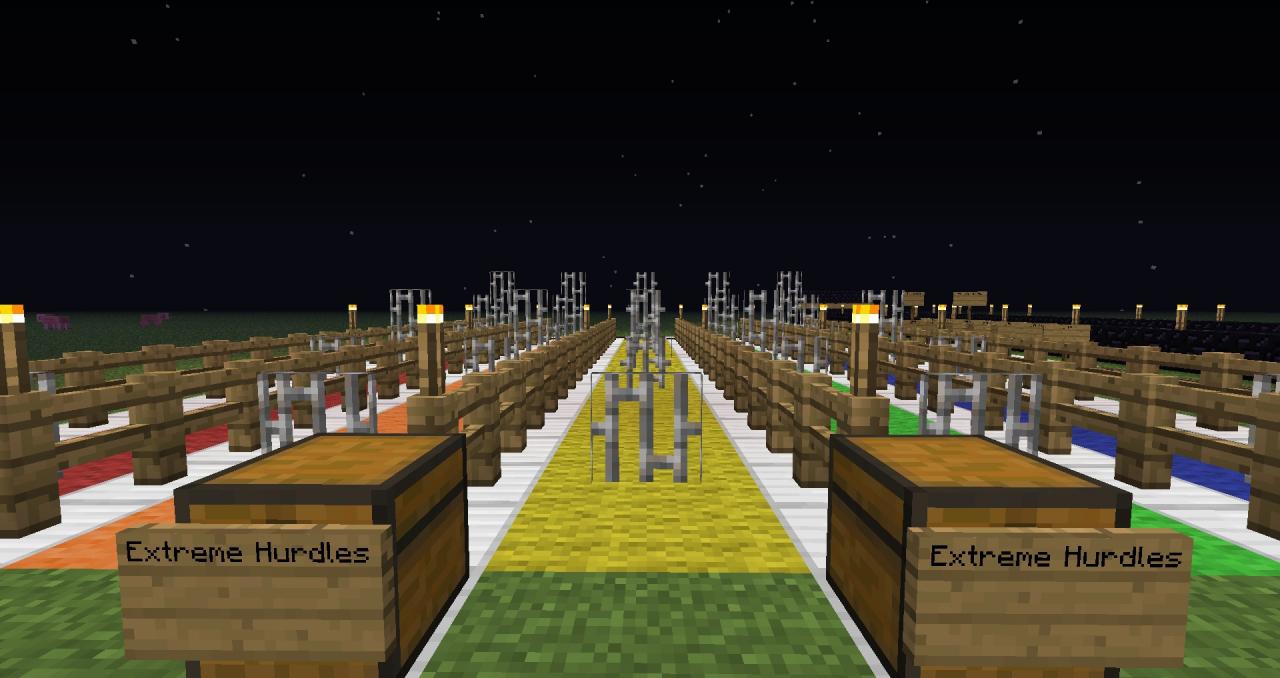 Track And Field Minigame [3 minigames] Minecraft Map