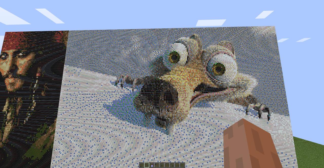 My Pixel Art Minecraft Map