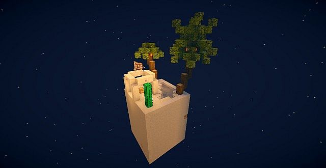 (っ ‿ )っ Minecraft SkyBlock in Desert Survival or Hardcore or Ultra ...
