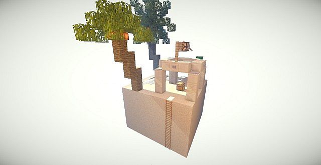 (っ ‿ )っ Minecraft SkyBlock in Desert Survival or Hardcore or Ultra ...