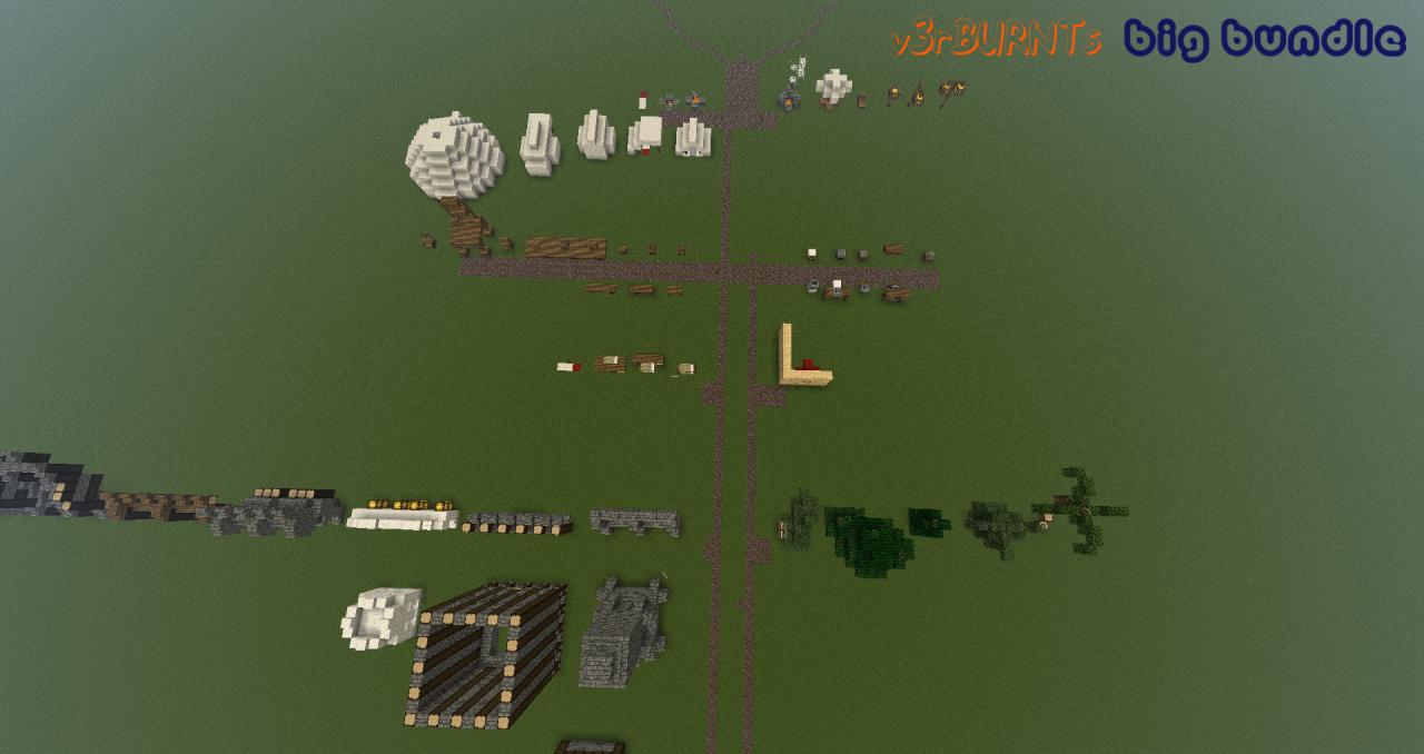 Minecraft Big Bundle (35 Topics // 350 objects) Minecraft Map