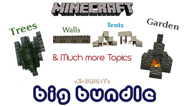Minecraft Big Bundle (35 Topics // 350 objects) Minecraft Map