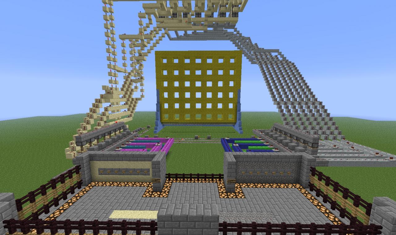 Working Redstone Connect 4 Minigame + Download Minecraft Map