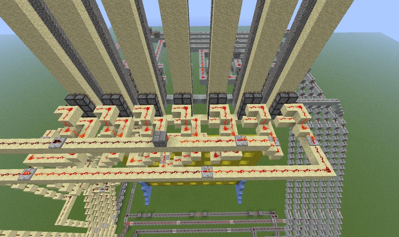 Working Redstone Connect 4 Minigame + Download Minecraft Map
