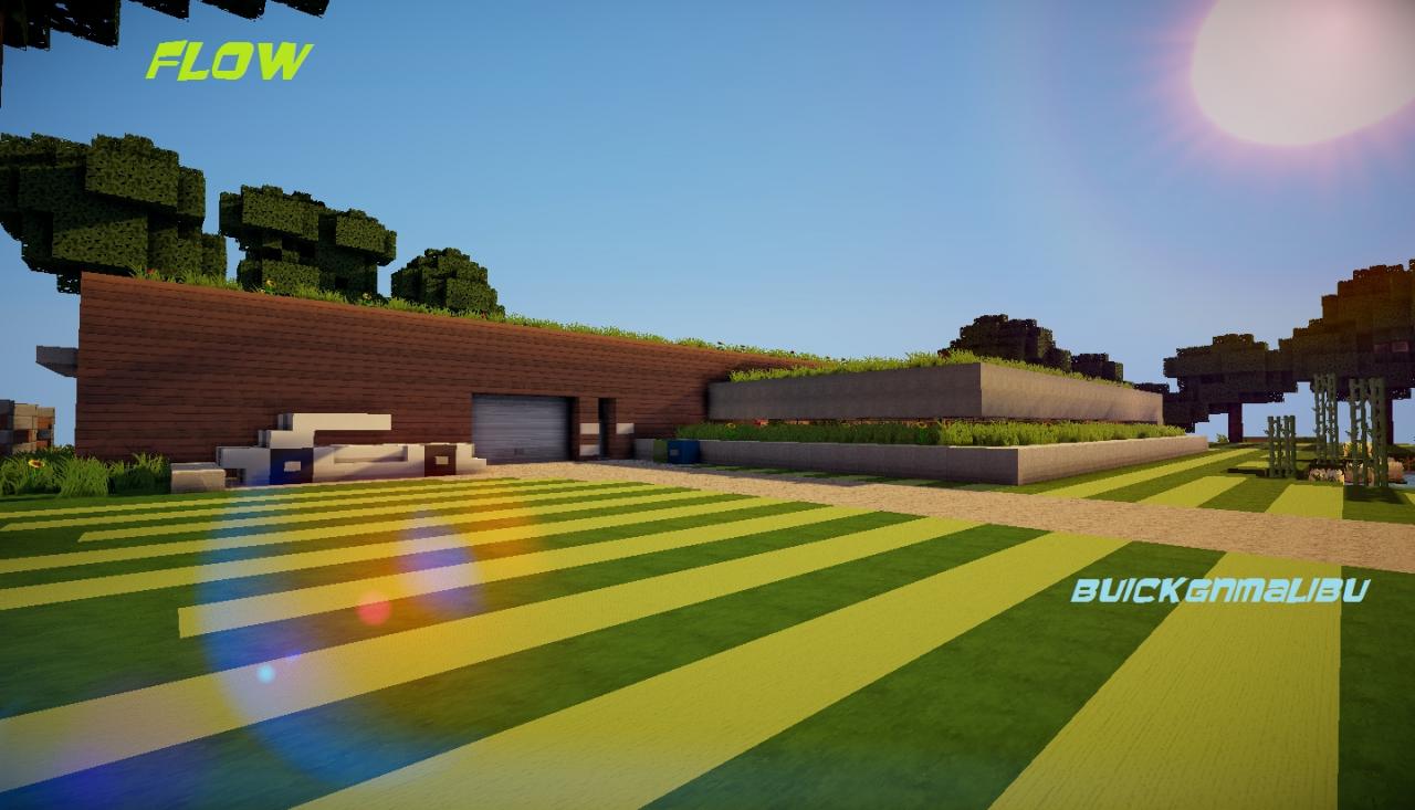 "Flow"- modern house [WOK] Minecraft Map