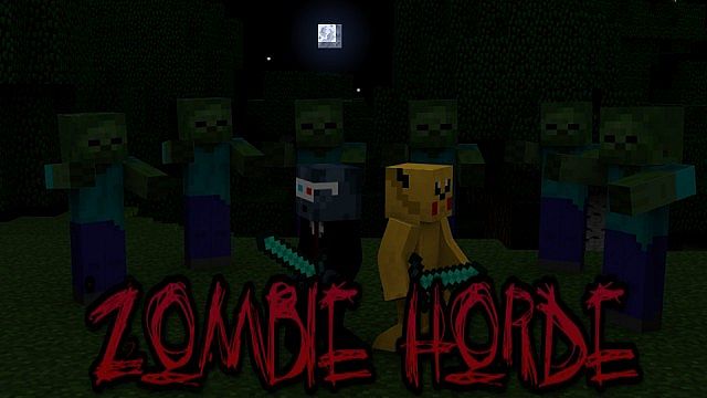 Zombie Horde-Redstone Mini-game{Uses MC 1.7} Minecraft Map