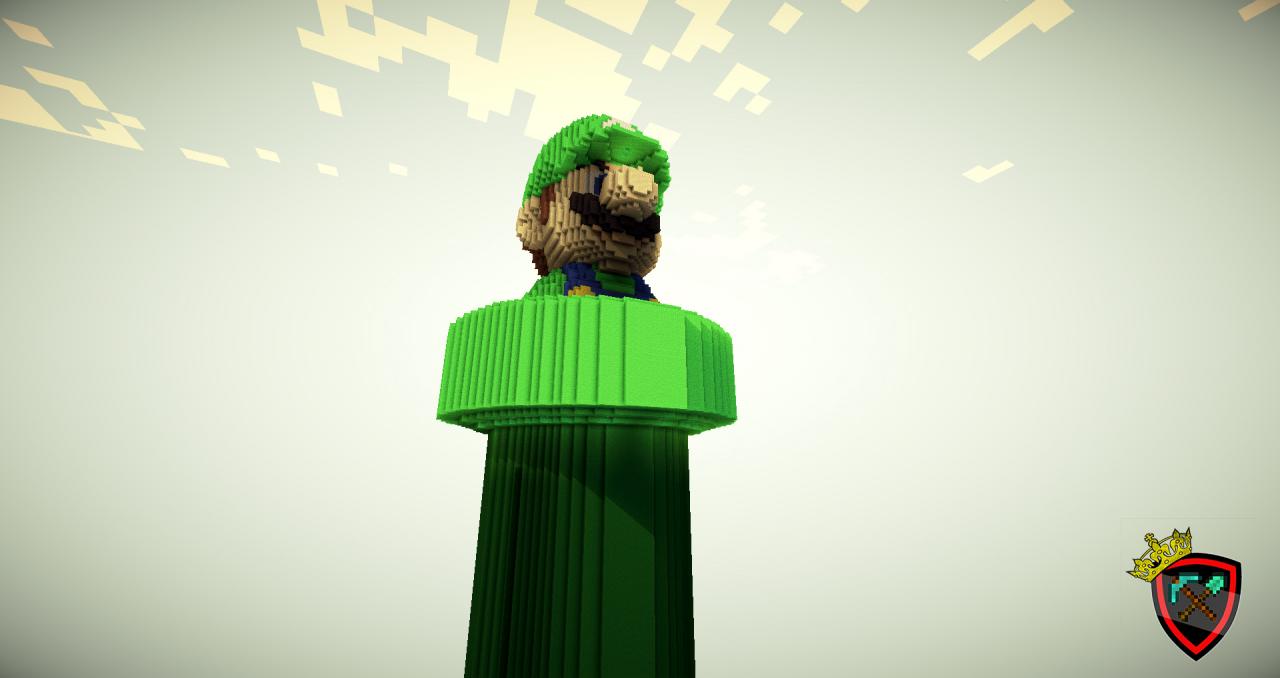 Super Mario Bros By Lords Of Minecraft - Luigi Minecraft Map