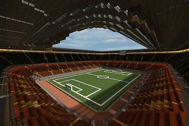 Giant Stadium ( 90,000+ Blocks ) Minecraft Map