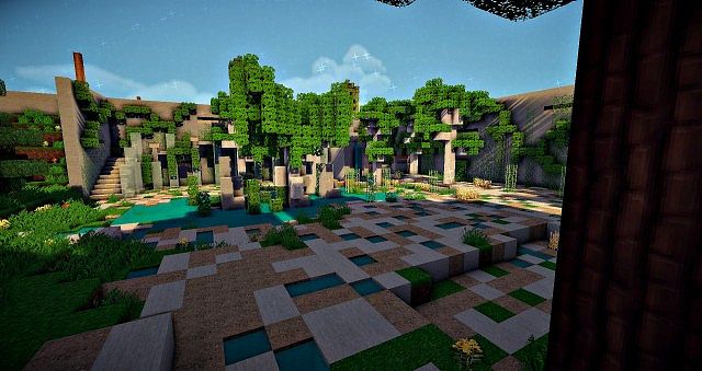 Bonsai- Native Asian Garden Ft Headshotwar Minecraft Map