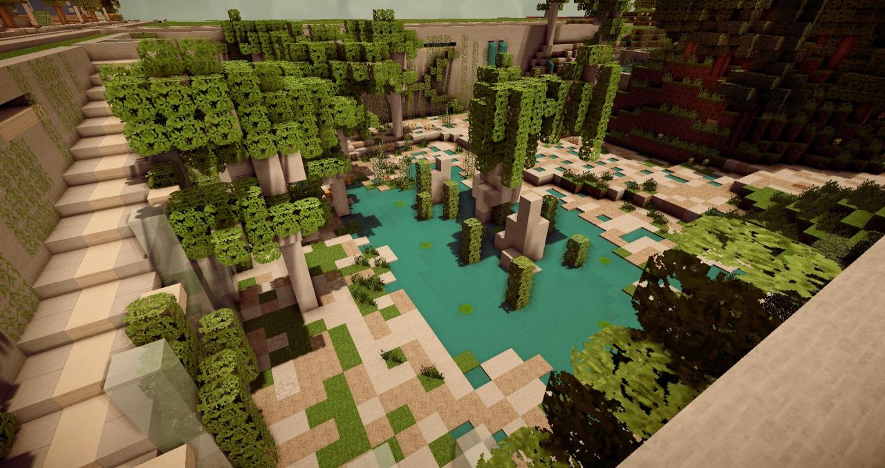 Bonsai- Native Asian Garden Ft Headshotwar Minecraft Map