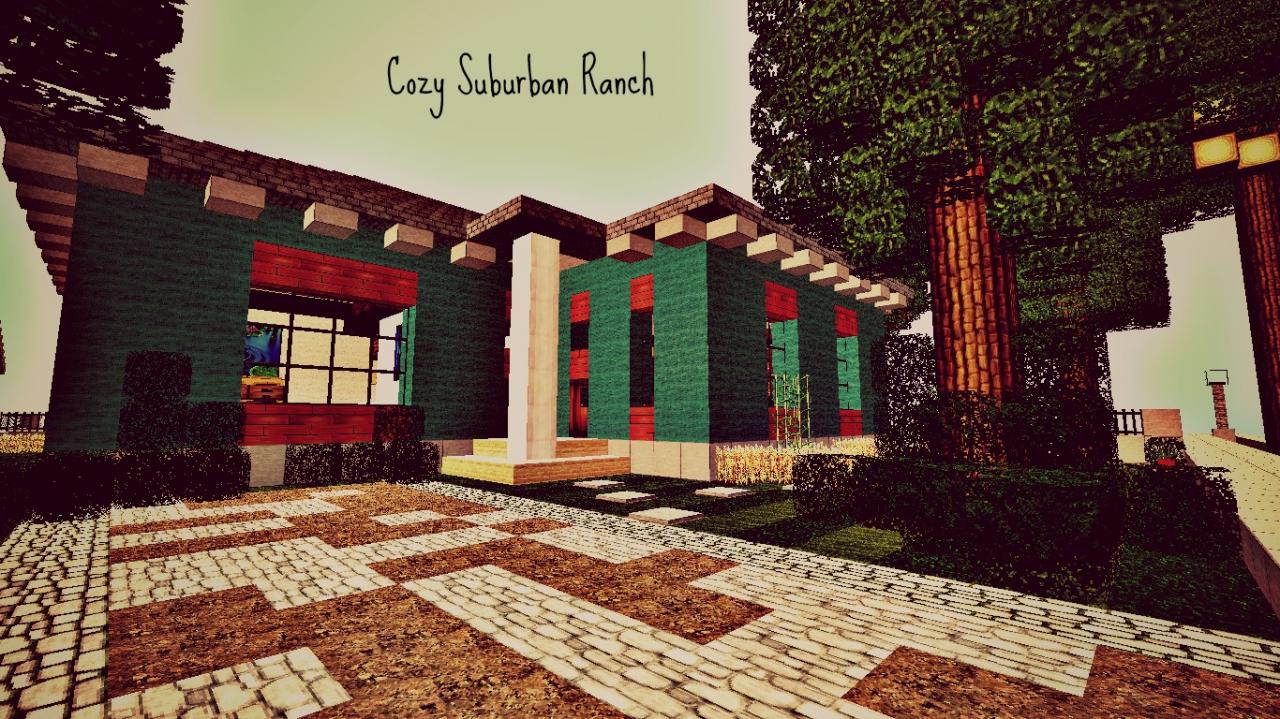 Cozy Suburban Ranch Minecraft Map