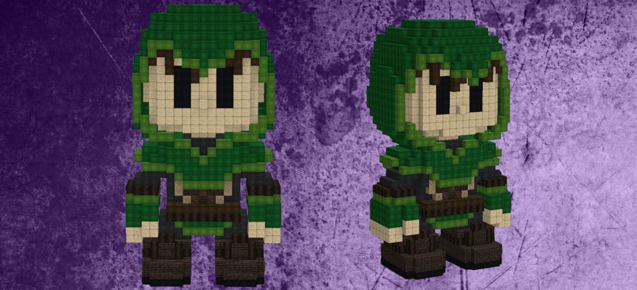 Voxel Art Statue Collection Minecraft Map