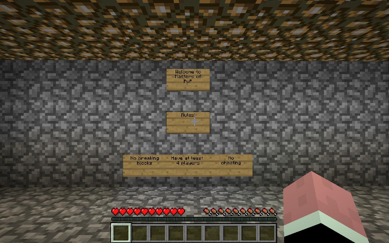 Masters of PvP Minecraft Map