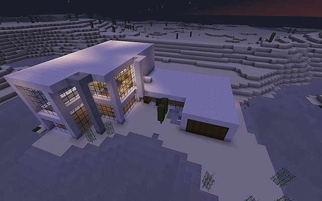 ModernHouse [Garage Included] Minecraft Map