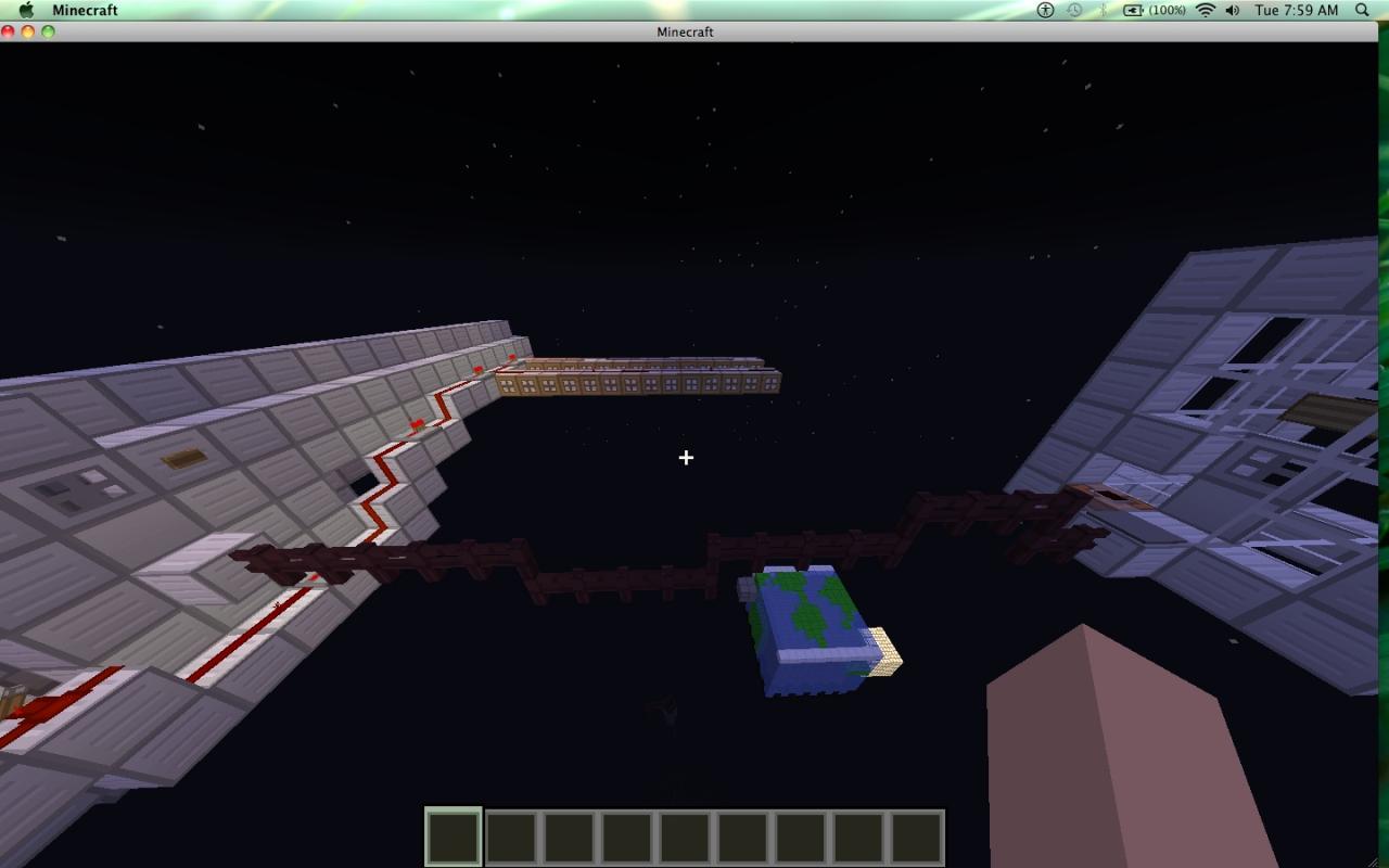 working space shuttle by diamond 2.0 Minecraft Map