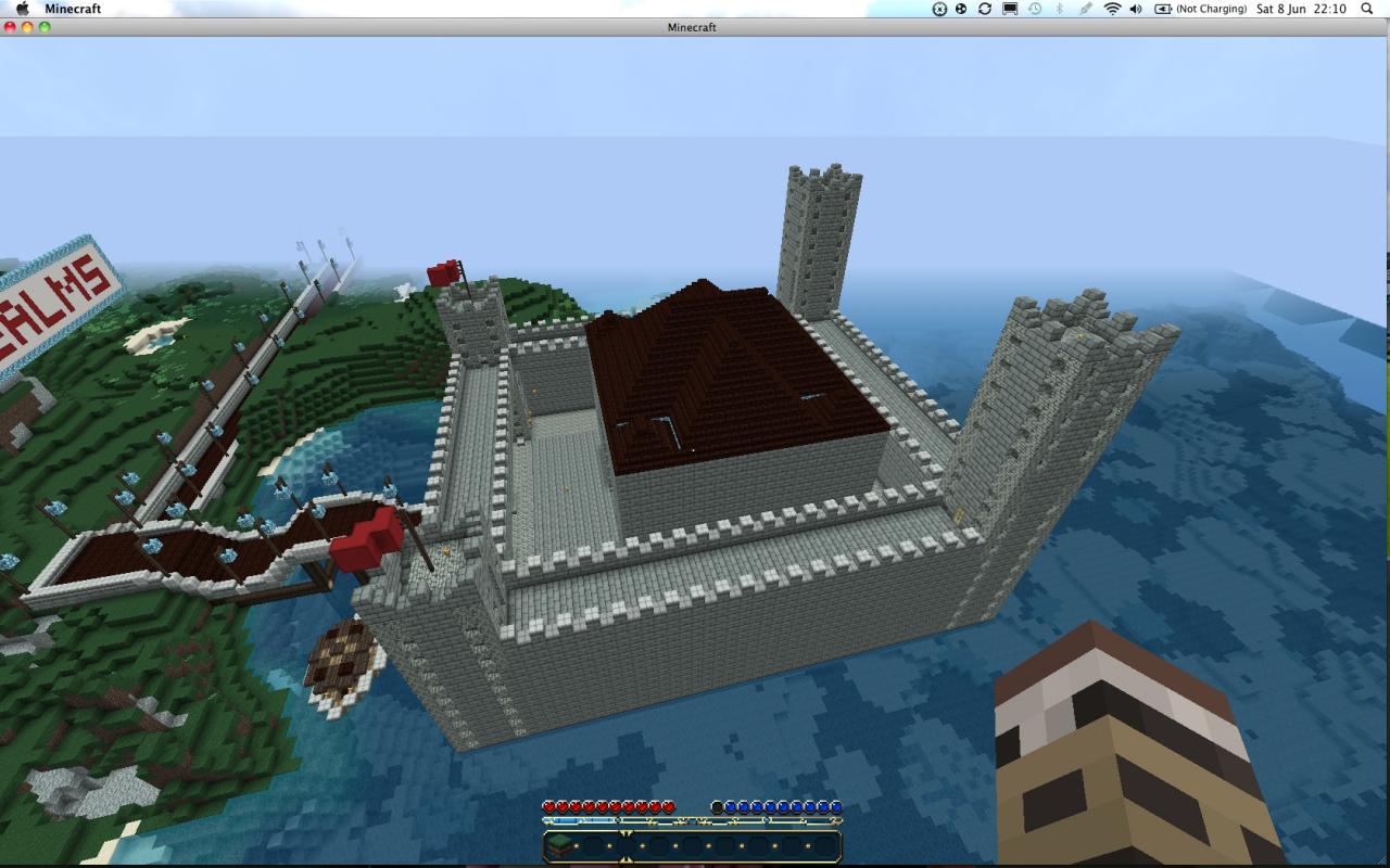 Castle for faction spawn Minecraft Map