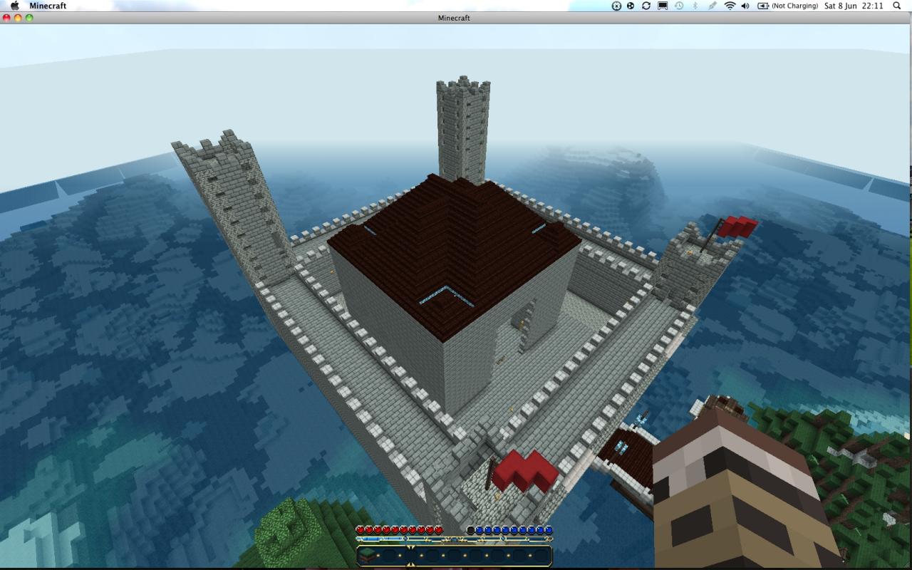 Castle for faction spawn Minecraft Map