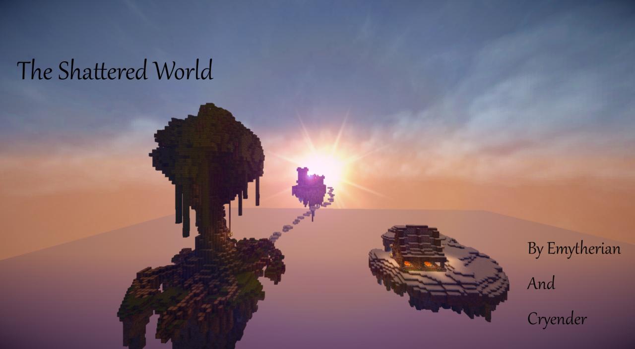 Living On A Shattered World Minecraft Map