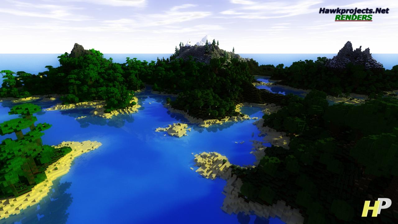 Custom Island Map Minecraft Map
