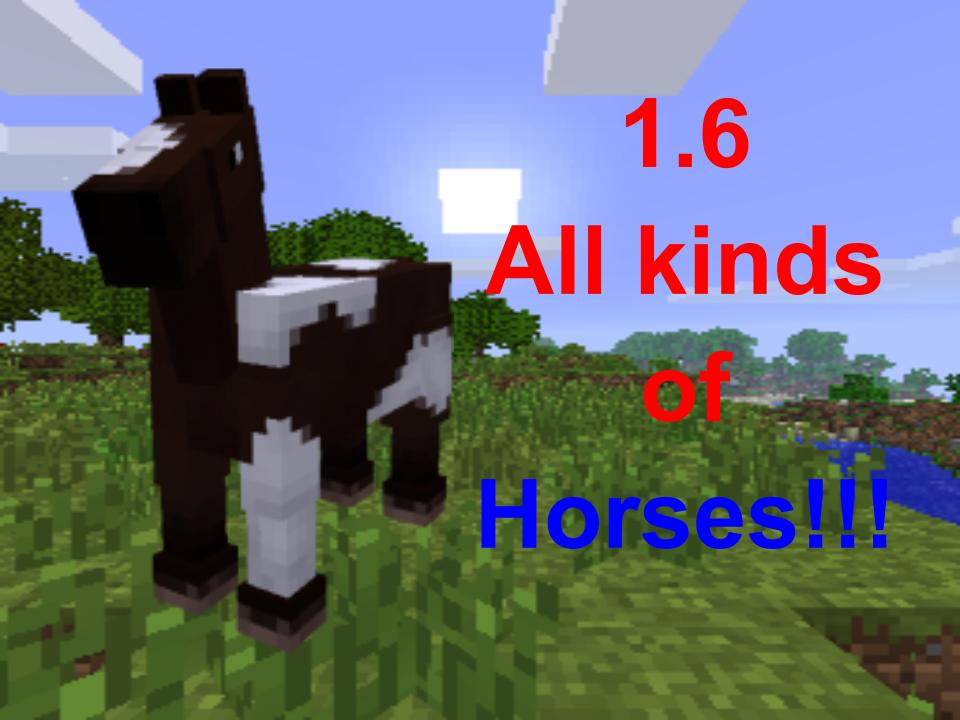 Here is ALL the HORSES!! Minecraft Map