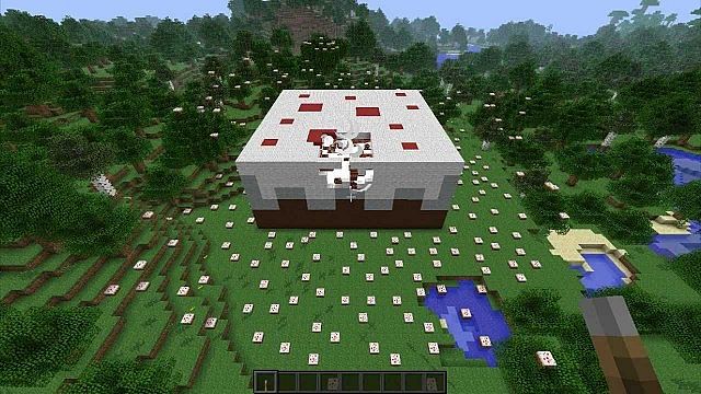 exploding cake Minecraft Map
