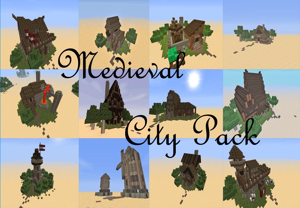 Medieval building bundle Minecraft Map