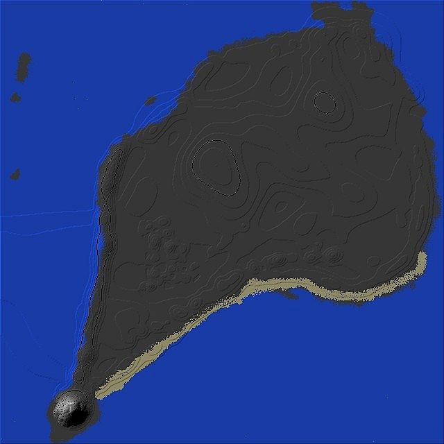 Iwo Jima Closed Minecraft Map