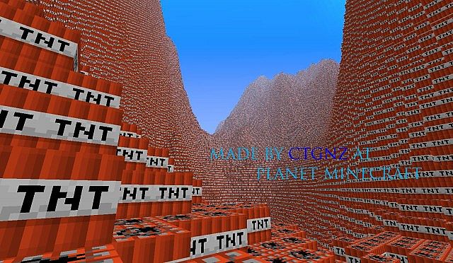TNT ALPS, 2 BILLION BLOCKS OF TNT - Minecrafts Largest tnt map ...
