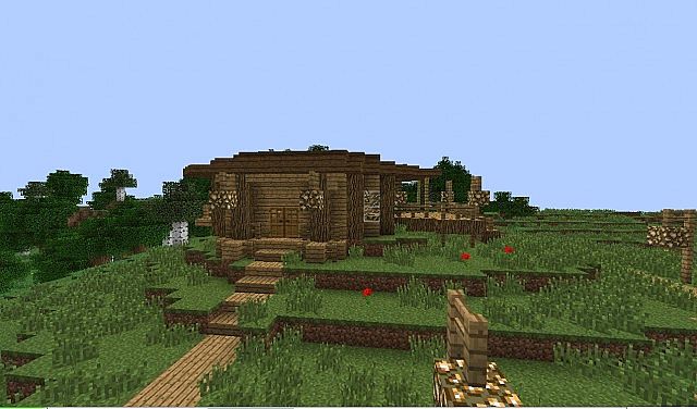 forest valley house Minecraft Map