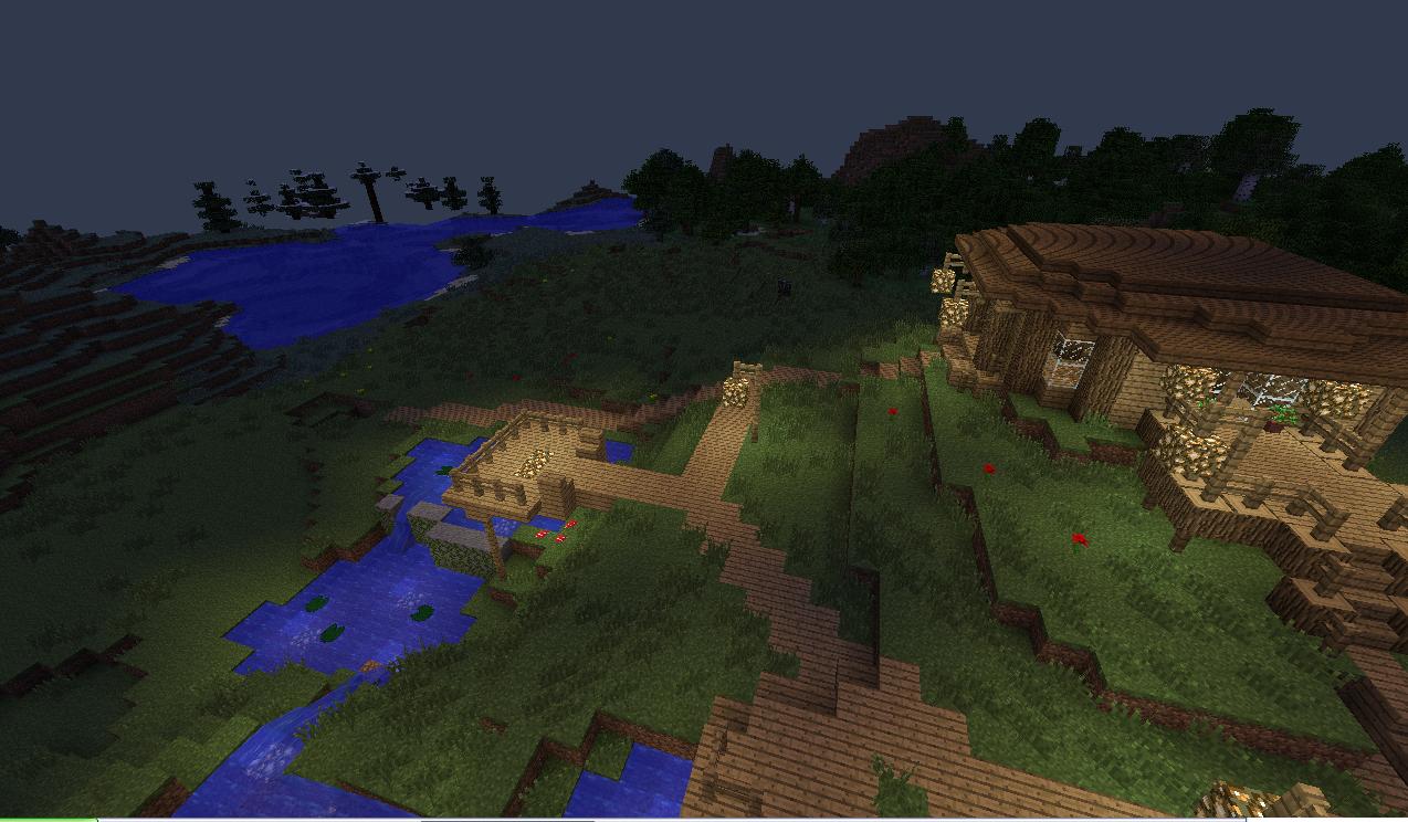 forest valley house Minecraft Map