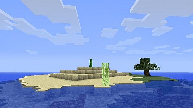 Ocean Island Surival Minecraft Map