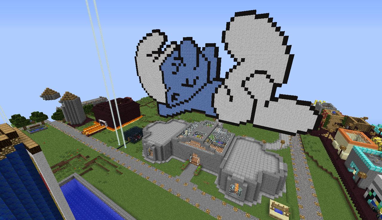 Random Pixel Art Minecraft Map