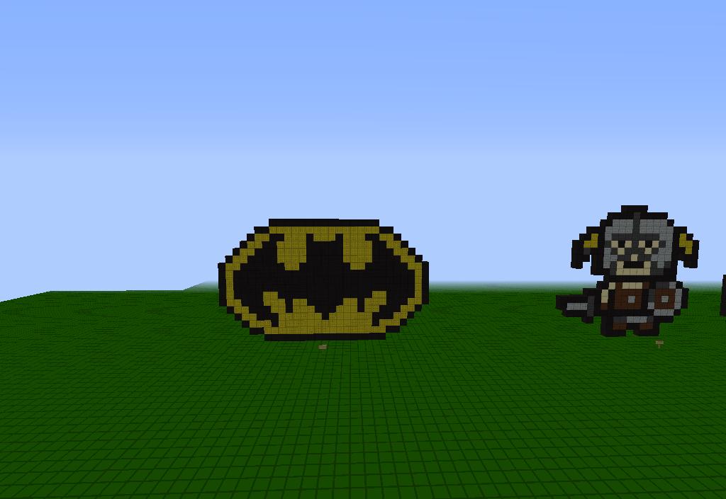 Pixel Art Minecraft Map